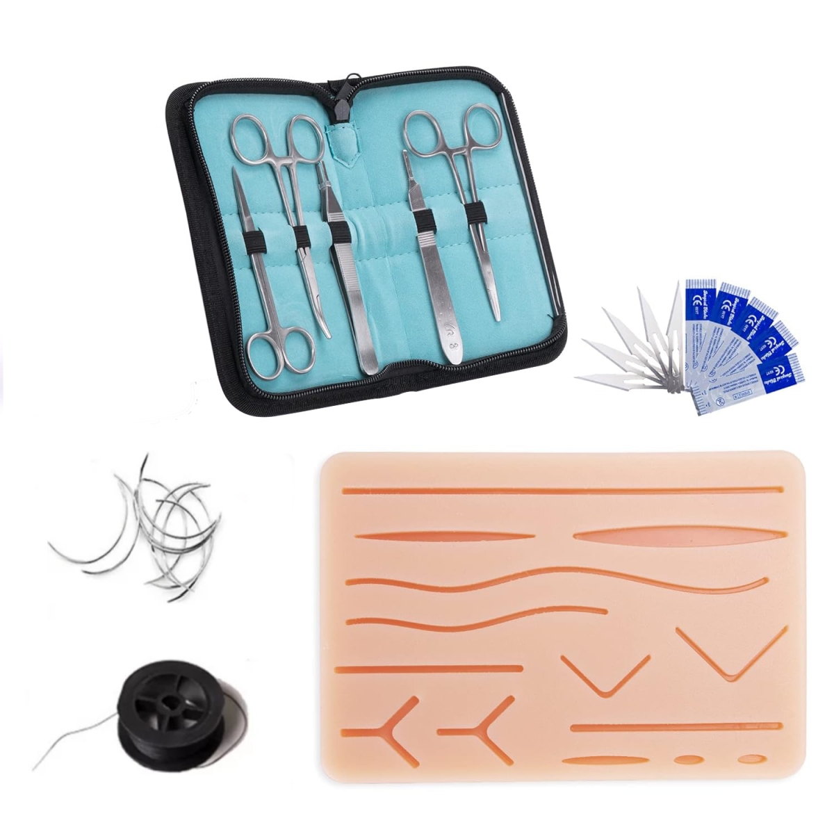 Essential Suture Practice Kit for Medical Students & Trainees